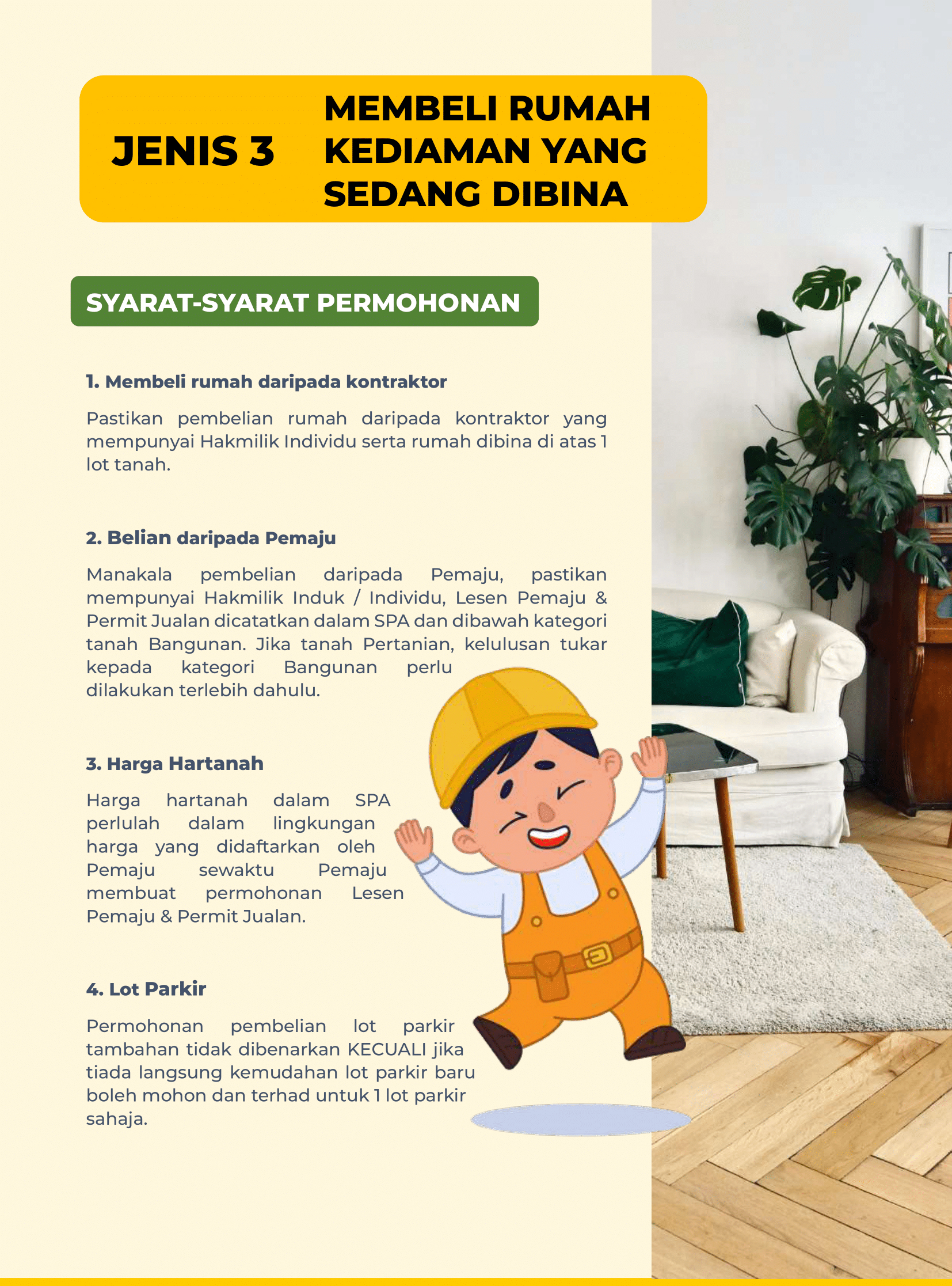 Jenis 3 – Membeli Rumah Kediaman Yang Sedang Dibina – WALLAQ